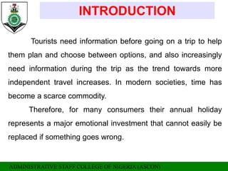 Role of ict in tourism and hospitality industry | PPTX