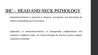 Role of ihc | PPTX