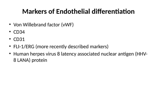 ROLE OF IHC MARKERS IN SOFT TISSUE TUMORS-1 | PPT