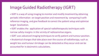 Role of Image Guidance in Radiotherapy | PPTX