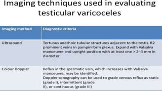 Role of Imaging in Male Infertility | PPTX