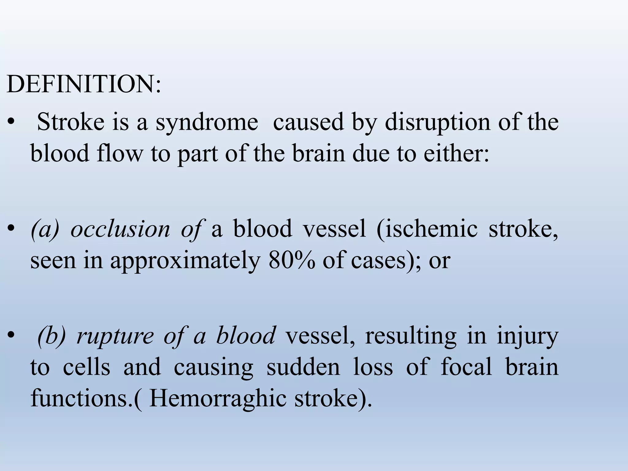 Role of imaging in stroke pk pdf ppt | PDF