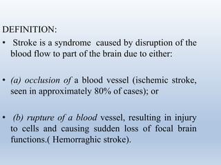 Role of imaging in stroke pk pdf ppt | PDF