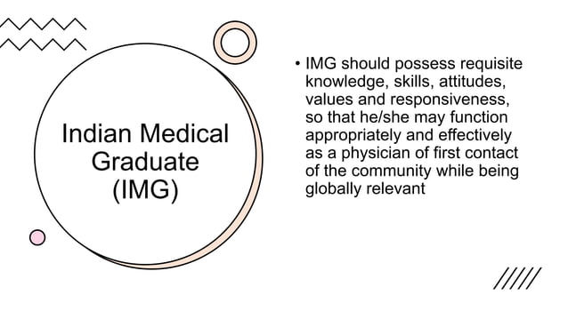 ROLES OF INDIAN MEDICAL GRADUATE 2021 | PPTX