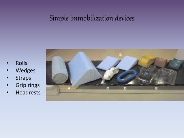 Role of immobilisation and devices in radiotherapy | PPTX