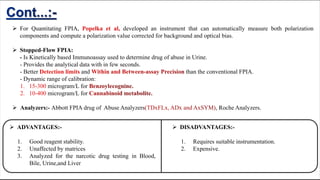 ROLE OF IMMUNOASSAY FOR DETECTION OF NARCOTIC DRUG.pptx