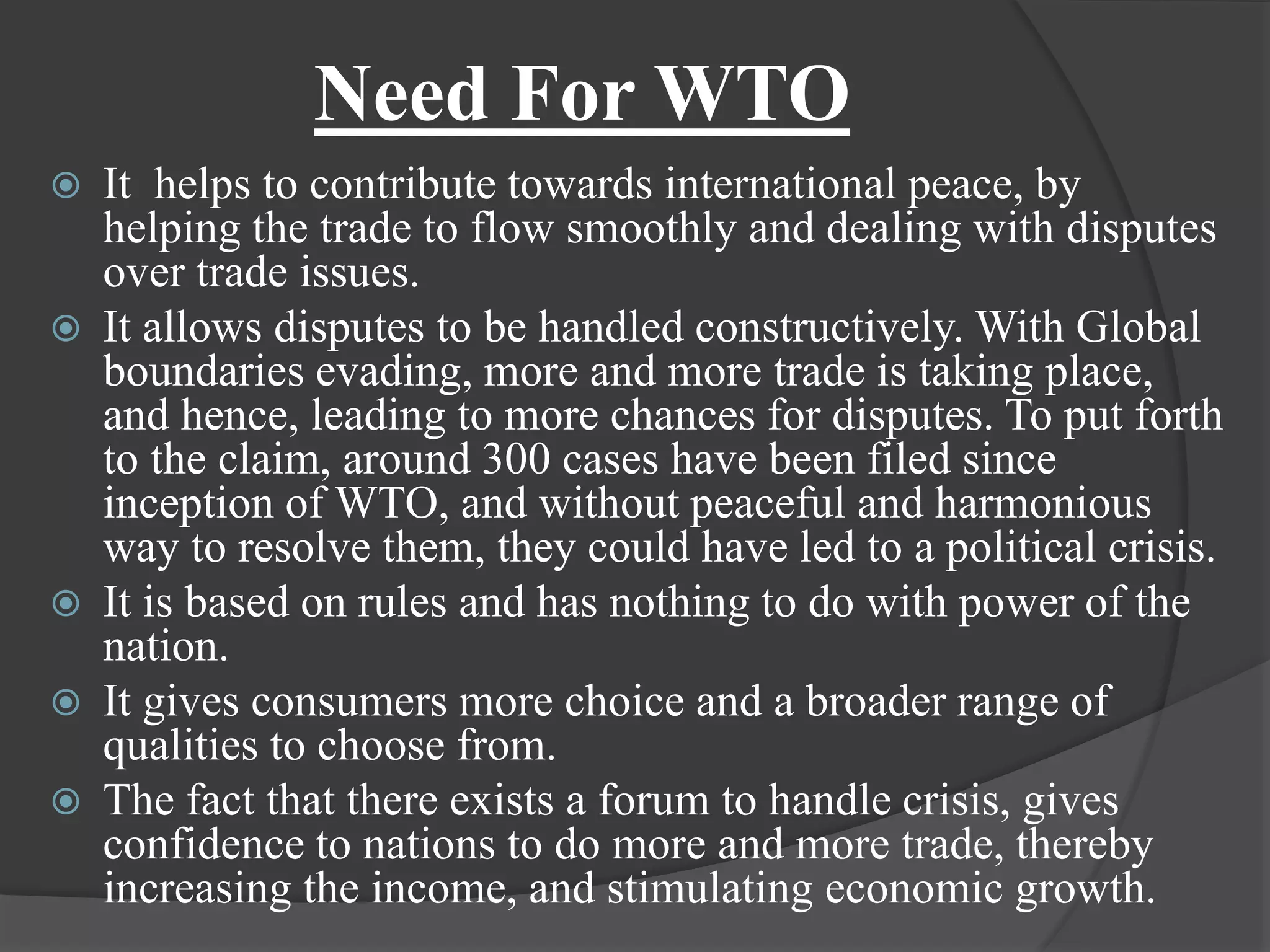Role of india in wto | PPTX