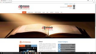 Role of indian govt. portal e pg pathshala | PPTX | Online Education ...