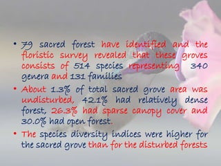 Role of indigenous people in biodiversity conservation | PPTX