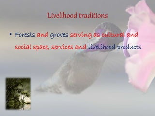 Role of indigenous people in biodiversity conservation | PPTX