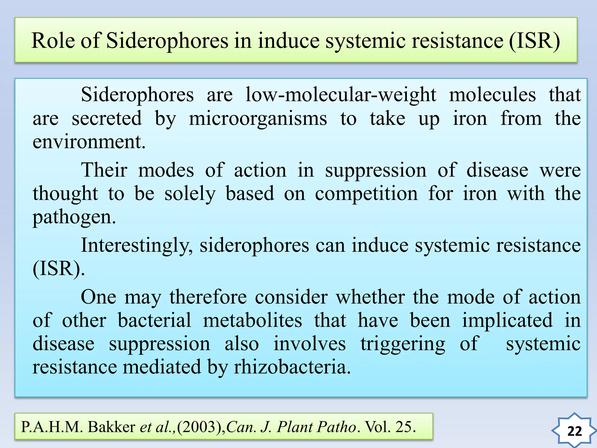 Role of Induced Systemic Resistance (ISR)In Plant Disease Management | PDF