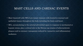 Role of inflamation in coronary artery disease | PPTX