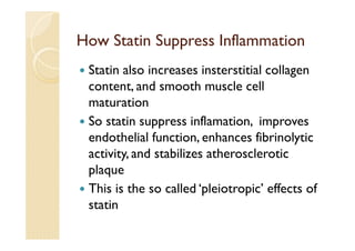 Role of Inflammation in Patophysiology of ACS | PDF | Heart and ...
