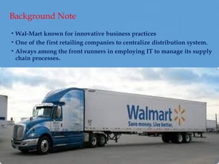 Role of information Technology in Supply Chain Manageent | PPT