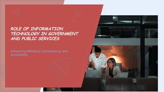 Role of Information technology in g.pptx | Internet | Computing