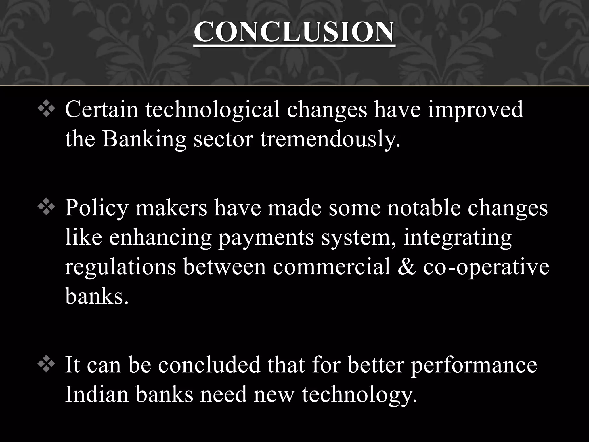 Role of information technology in finance | PPTX