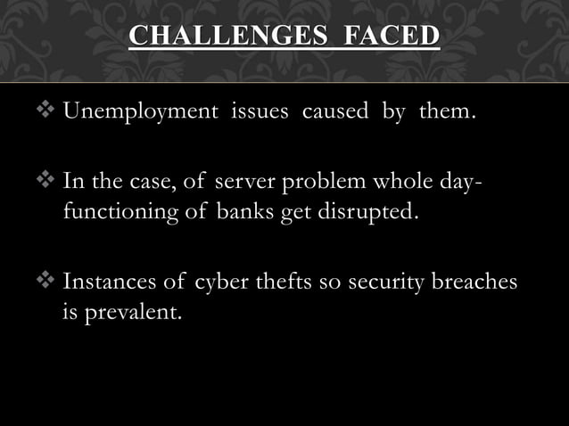 Role of information technology in finance | PPT