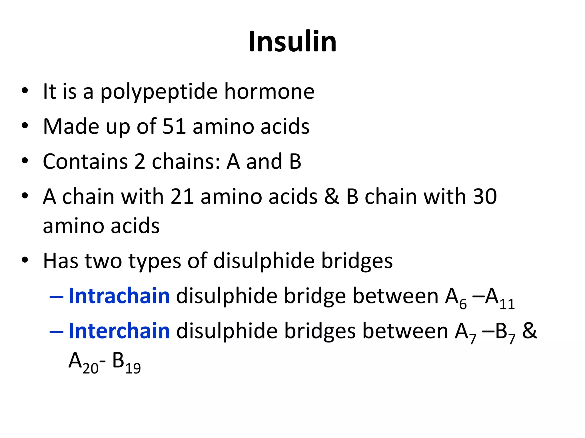 Role of insulin in human body | PPTX