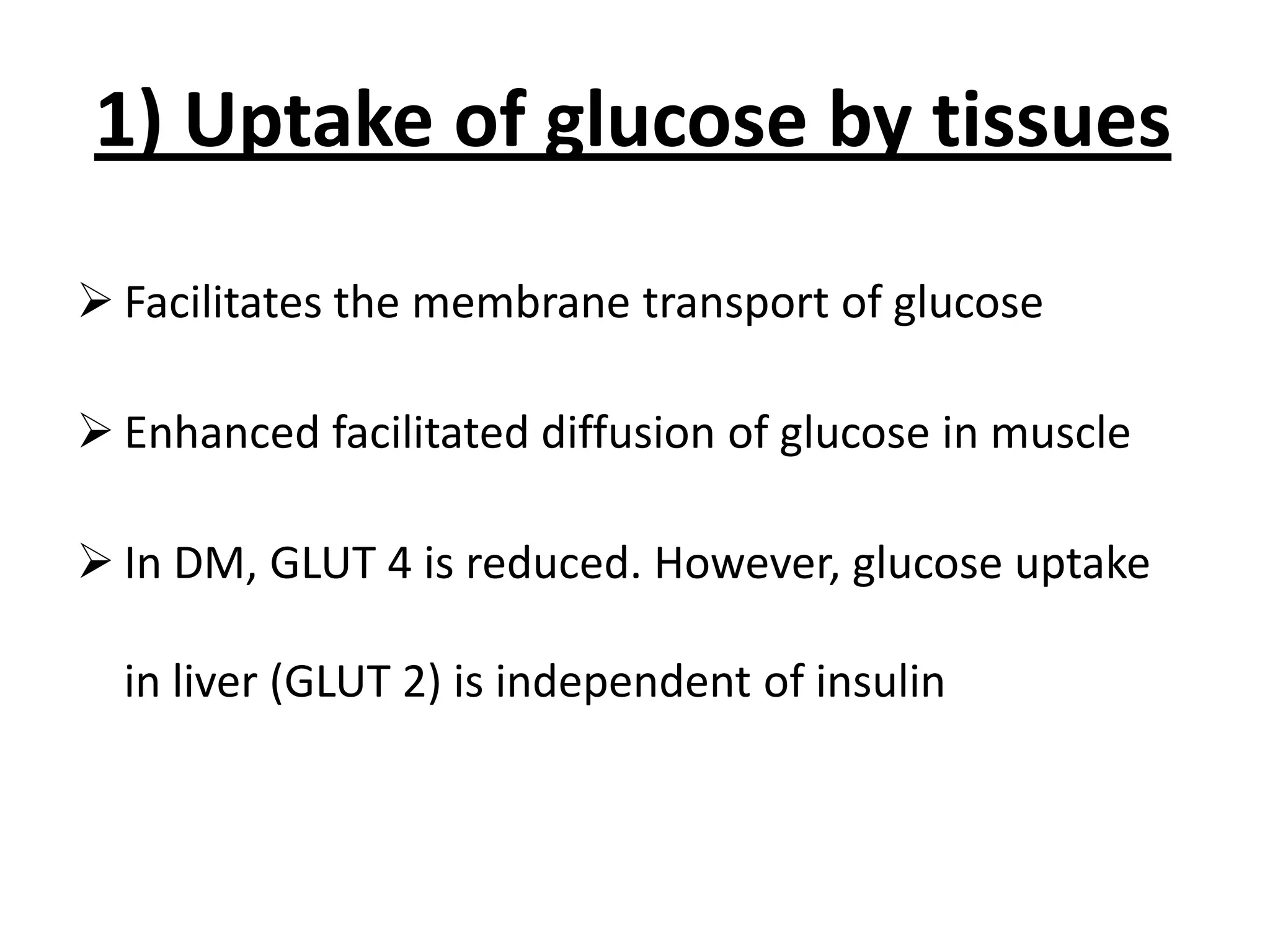 Role of insulin in human body | PPTX