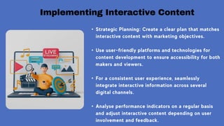 Role of Interactive Content in Digital Marketing | PPT