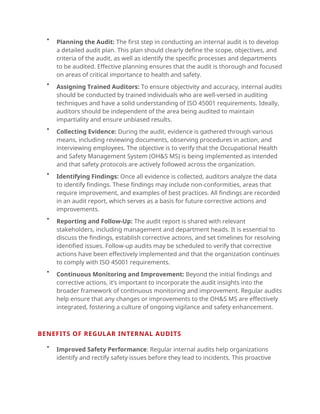 ROLE OF INTERNAL AUDITS IN ISO 45001- DRIVING CONTINUOUS IMPROVEMENT ...