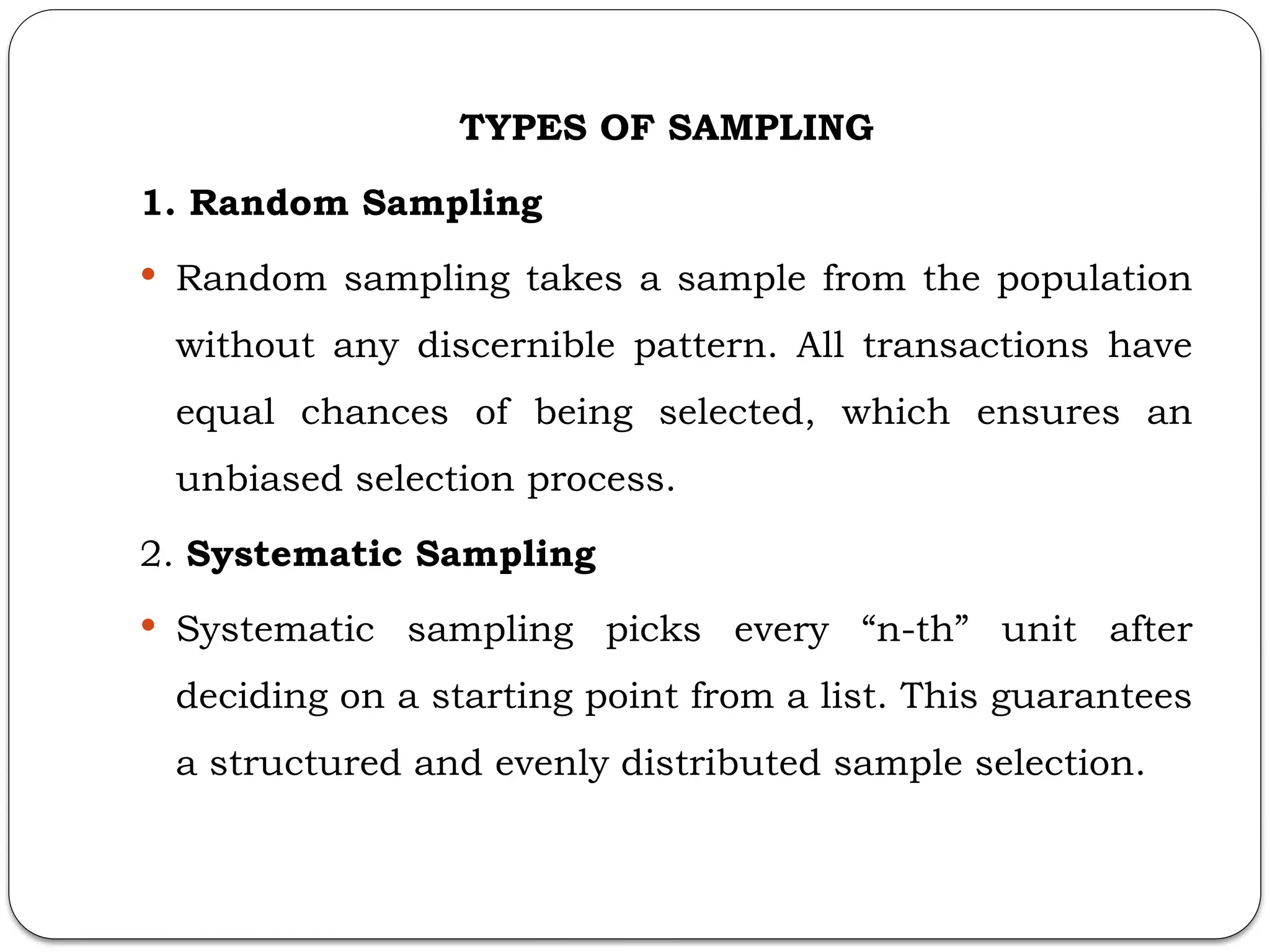 Role of Internal Control & Types of sampling.pptx