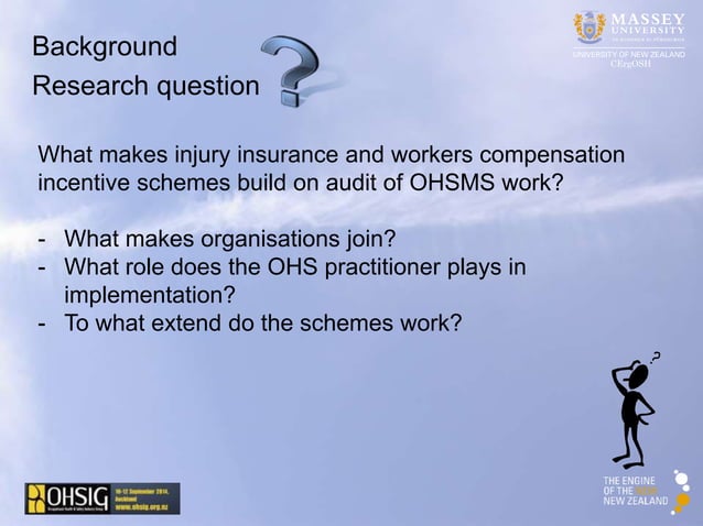 Role of internal OHS practitioners in implementing ACC's Workplace ...