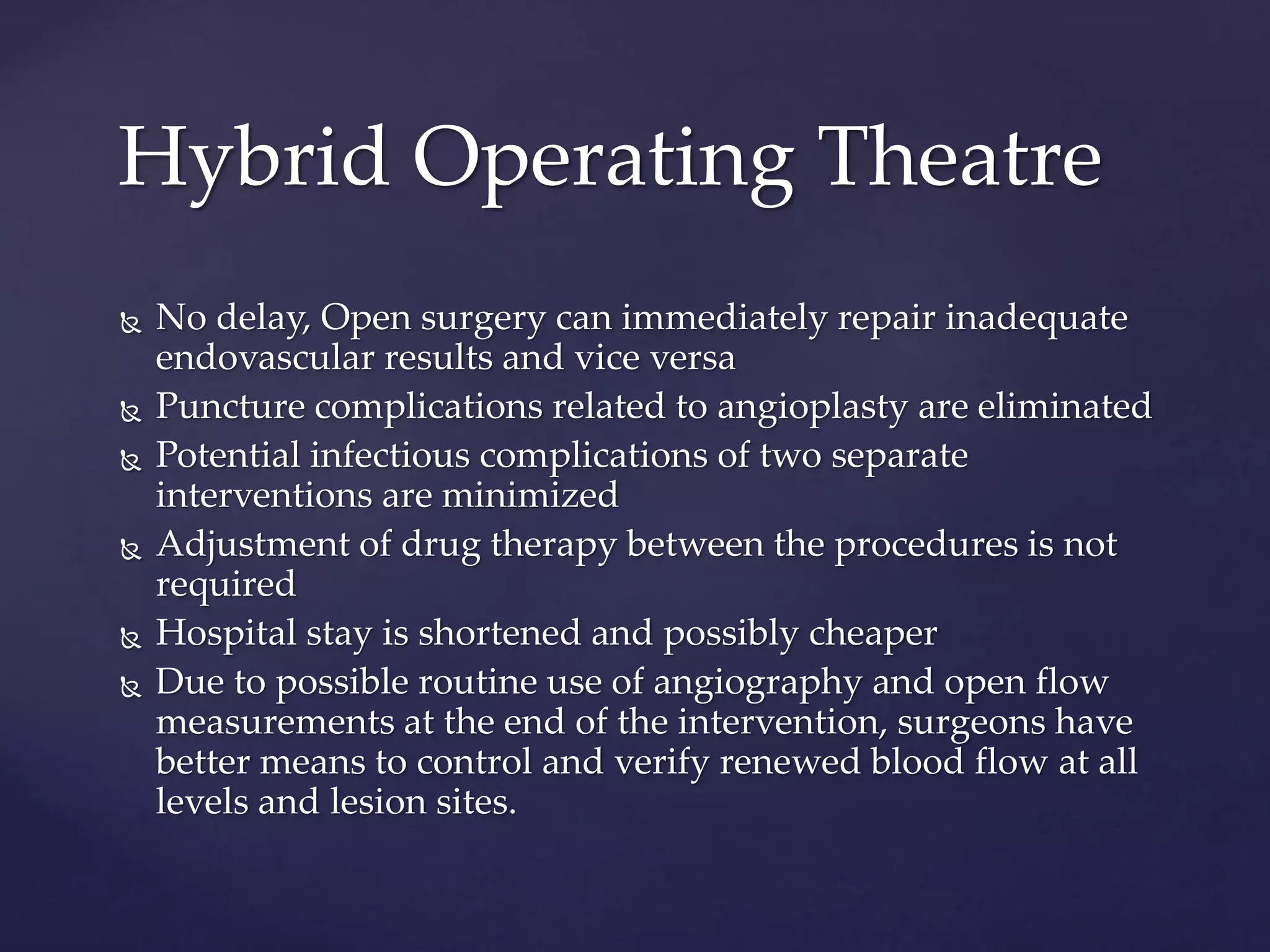 Role of intraoperative angiography in vascular surgery | PPT
