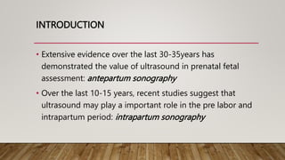 ROLE OF INTRAPARTUM ULTRASONOGRAPHY BMG.pptx