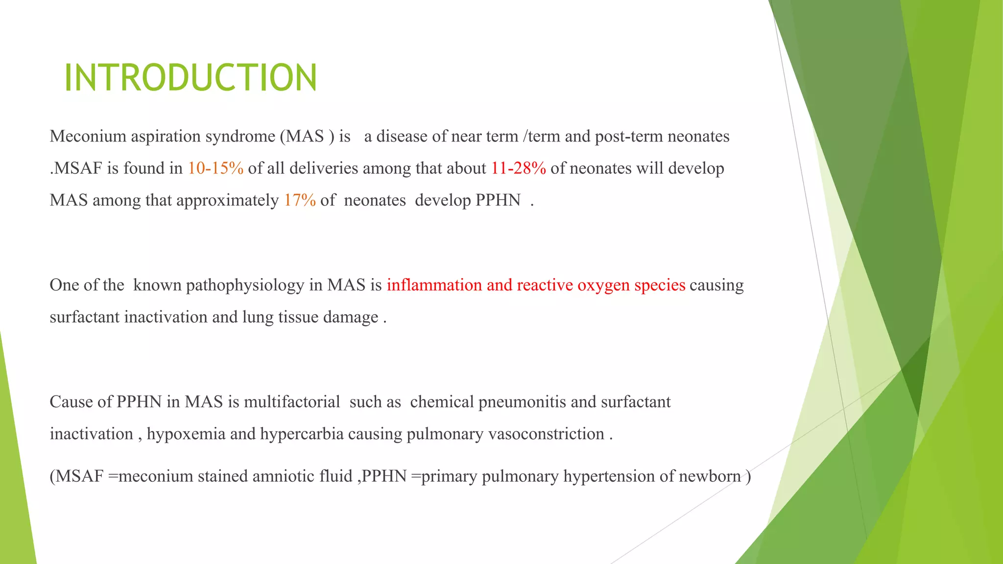 ROLE OF INTRAVENOUS THIAMINE IN NEONATES WITH MECONIUM.pptx