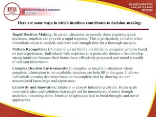 Role of Intuition in Decision Making (1).pptx
