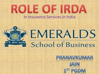 Role of irda | PPTX