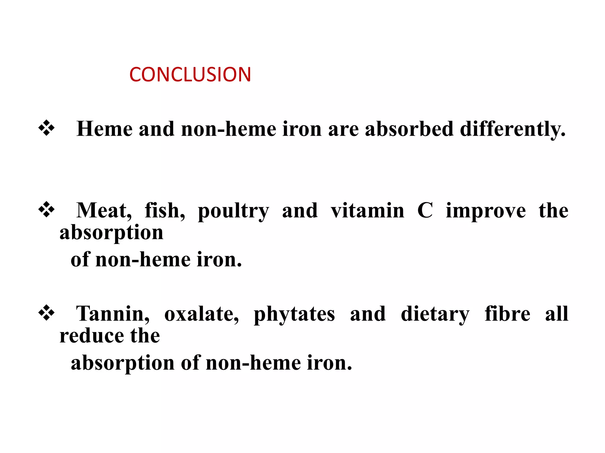 Role of iron | PPTX