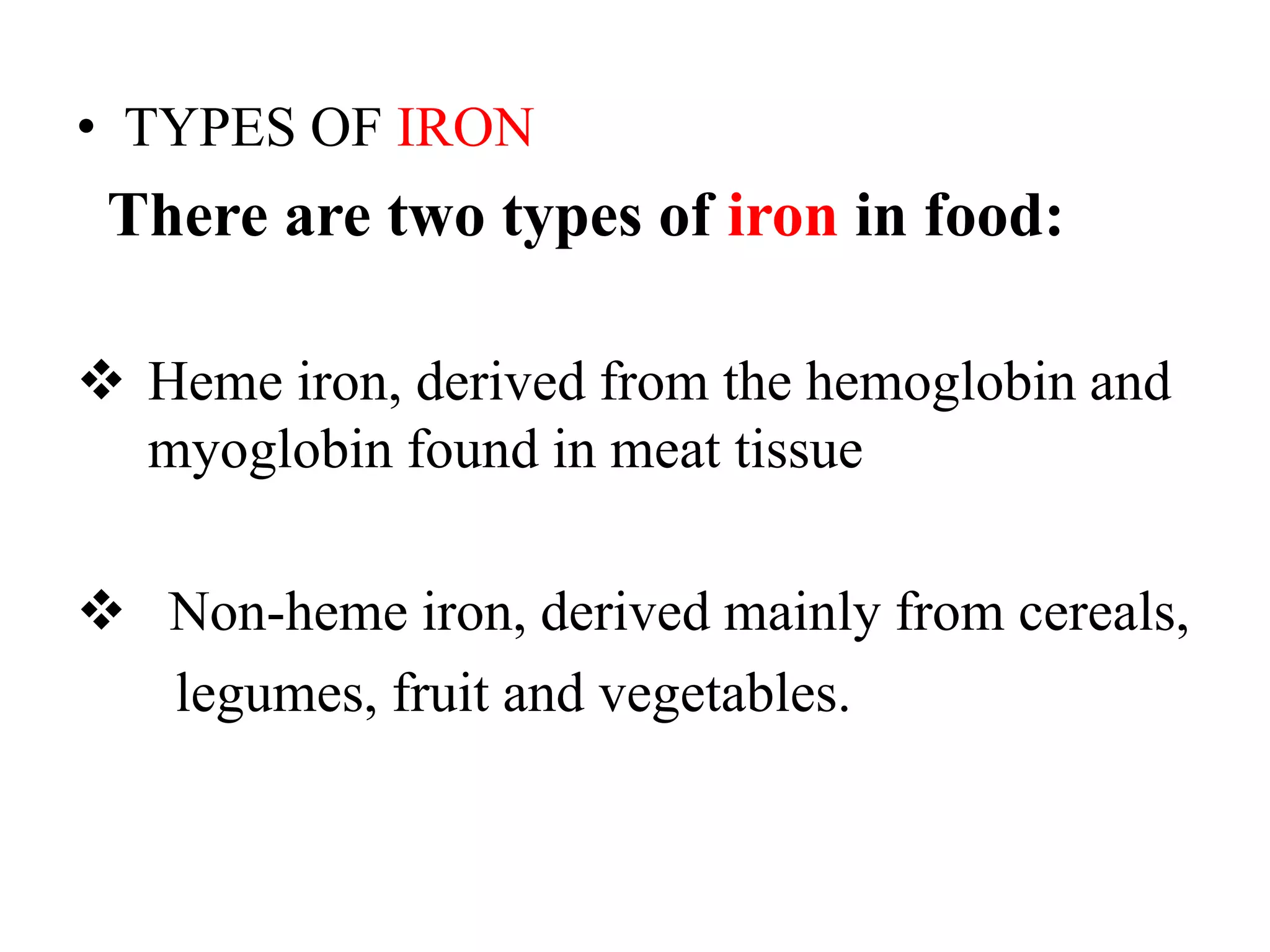 Role of iron | PPTX