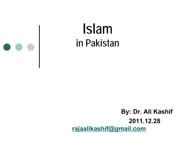 Role of islam in Pakistan. | PPT