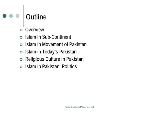 Role of islam in Pakistan. | PPT