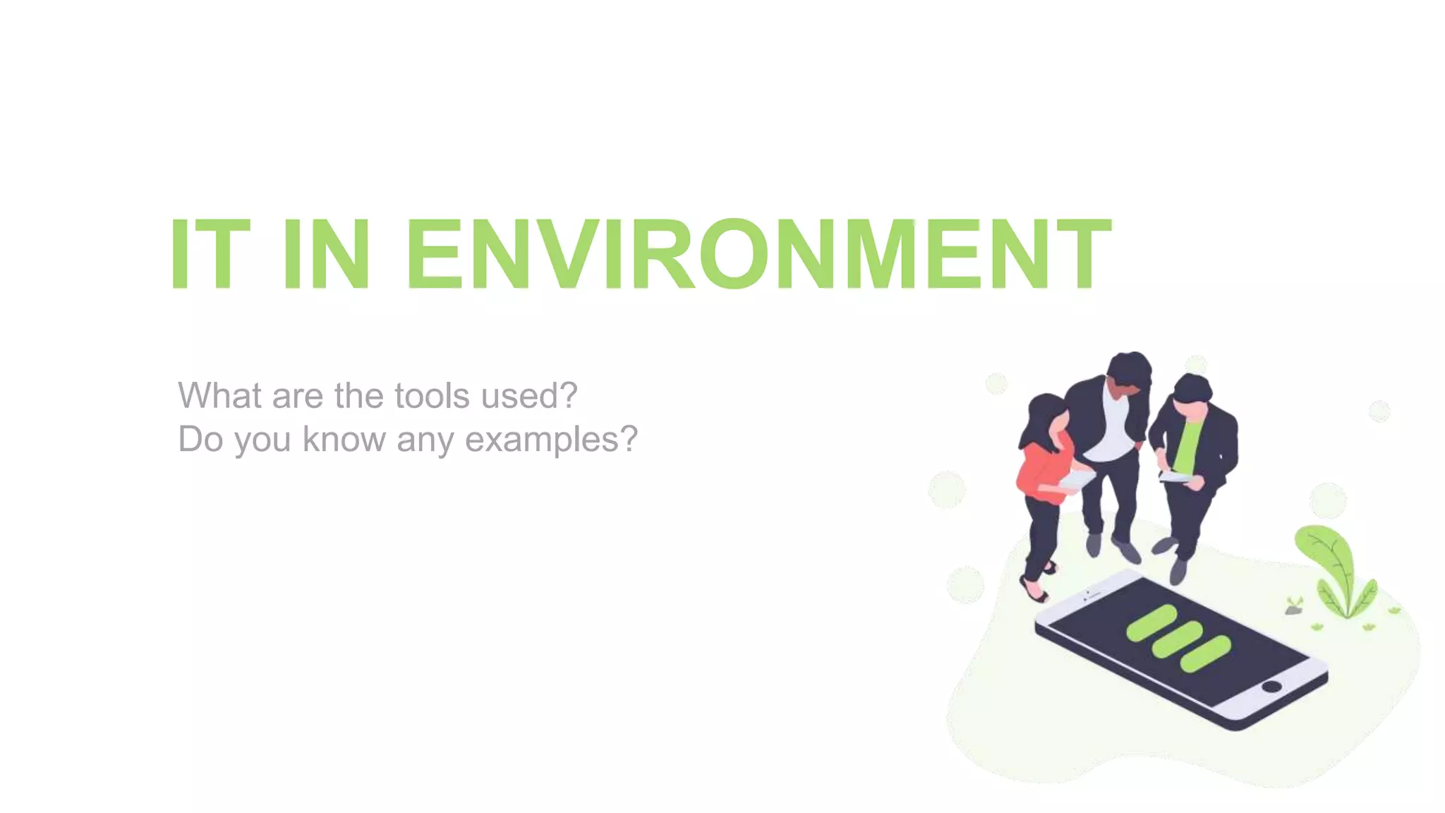 Role of IT in environmental and human health | PPTX