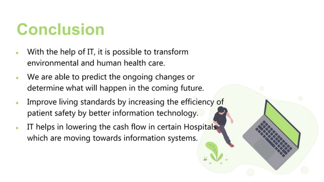 Role of IT in environmental and human health | PPTX | Databases ...