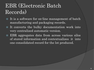 Role of it in pharma industry | PPT