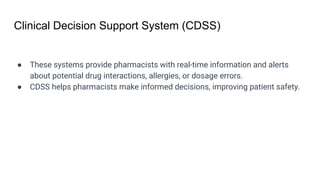 Role of IT in Pharmacy for educational purpose | PDF | Pharmaceutical ...