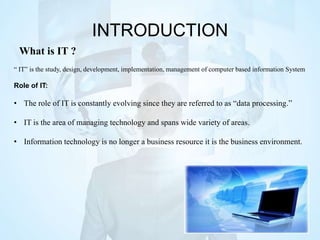 Role of it on india economy | PPT