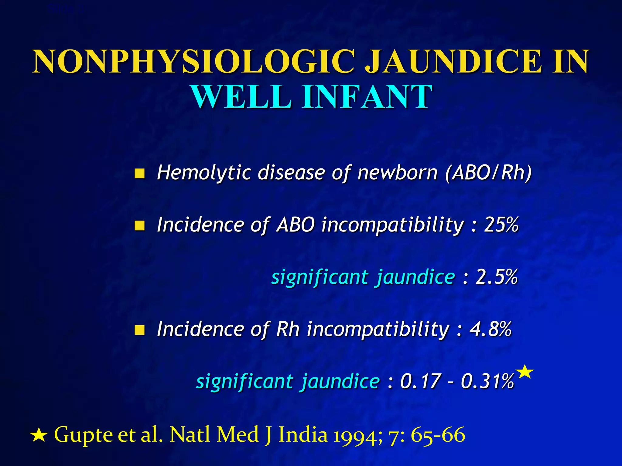 Role of IVIG in the management of neonatal isoimmune hemolytic jaundice ...