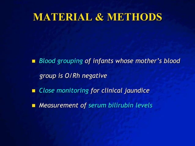 Role of IVIG in the management of neonatal isoimmune hemolytic jaundice ...