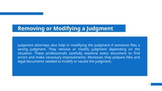 Role of Judgment Attorney? The Ultimate Guide | PPTX