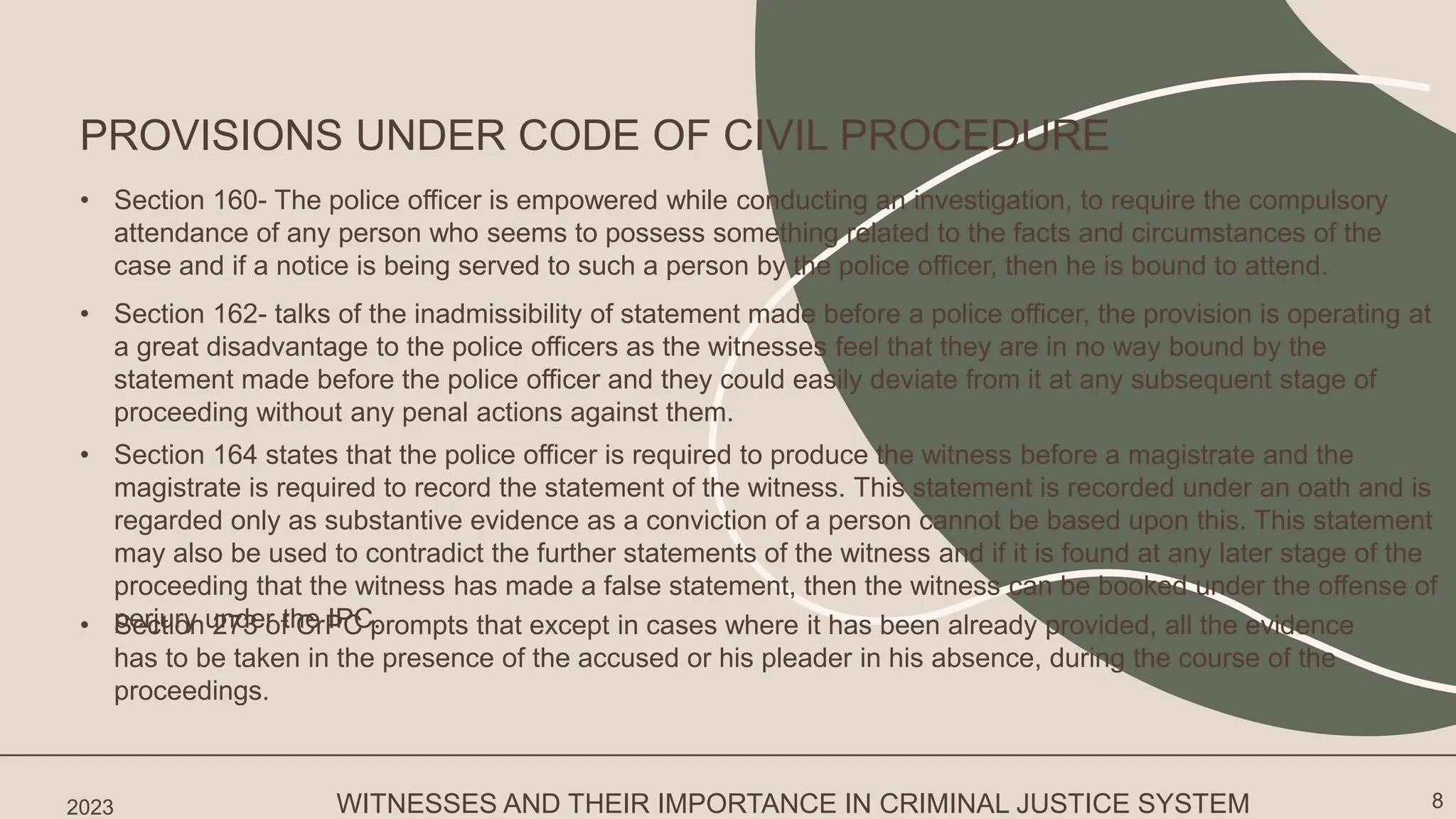 ROLE OF JUDICIARY IN LIMITING WITNESS INTIMIDATION.pptx