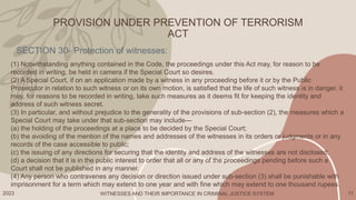 ROLE OF JUDICIARY IN LIMITING WITNESS INTIMIDATION.pptx | Law