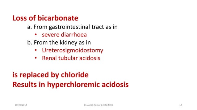 Role of kidney in maintaining acid base balance (pH) by; Dr. Ashok ...