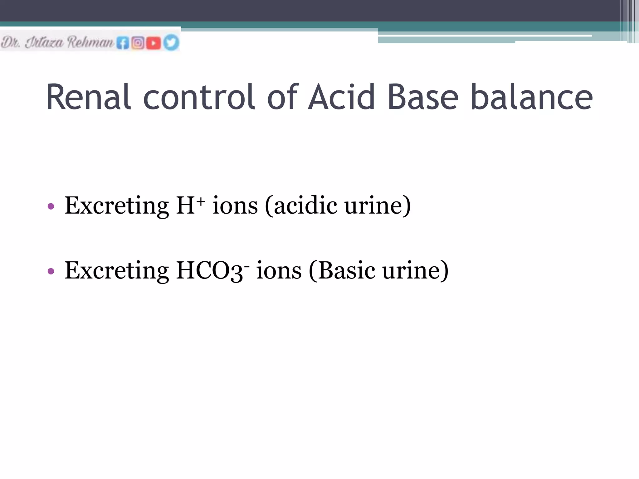 Role of kidneys in regulation of Acid Base.pptx