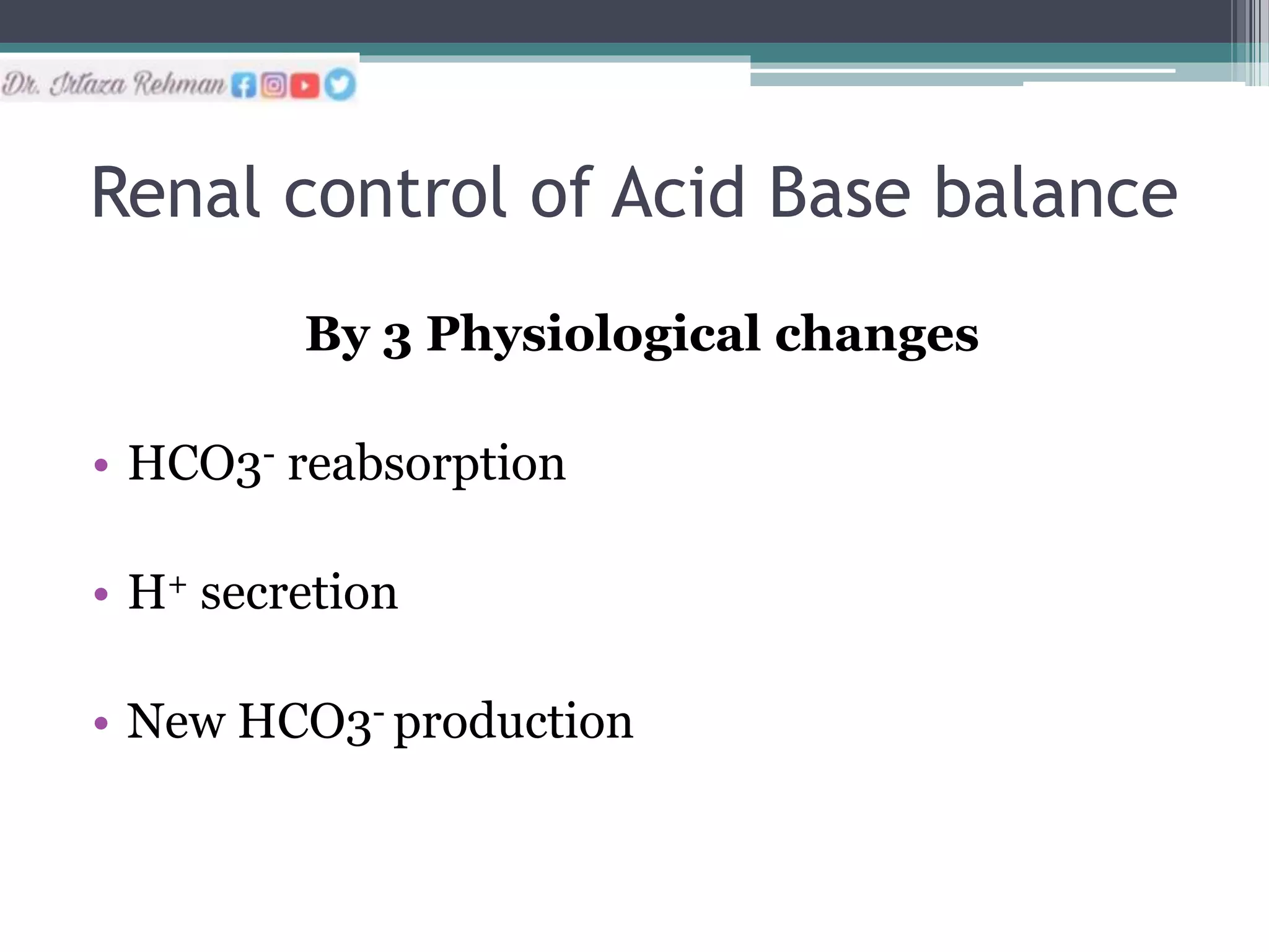 Role of kidneys in regulation of Acid Base.pptx