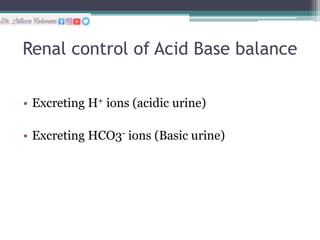 Role of kidneys in regulation of Acid Base.pptx